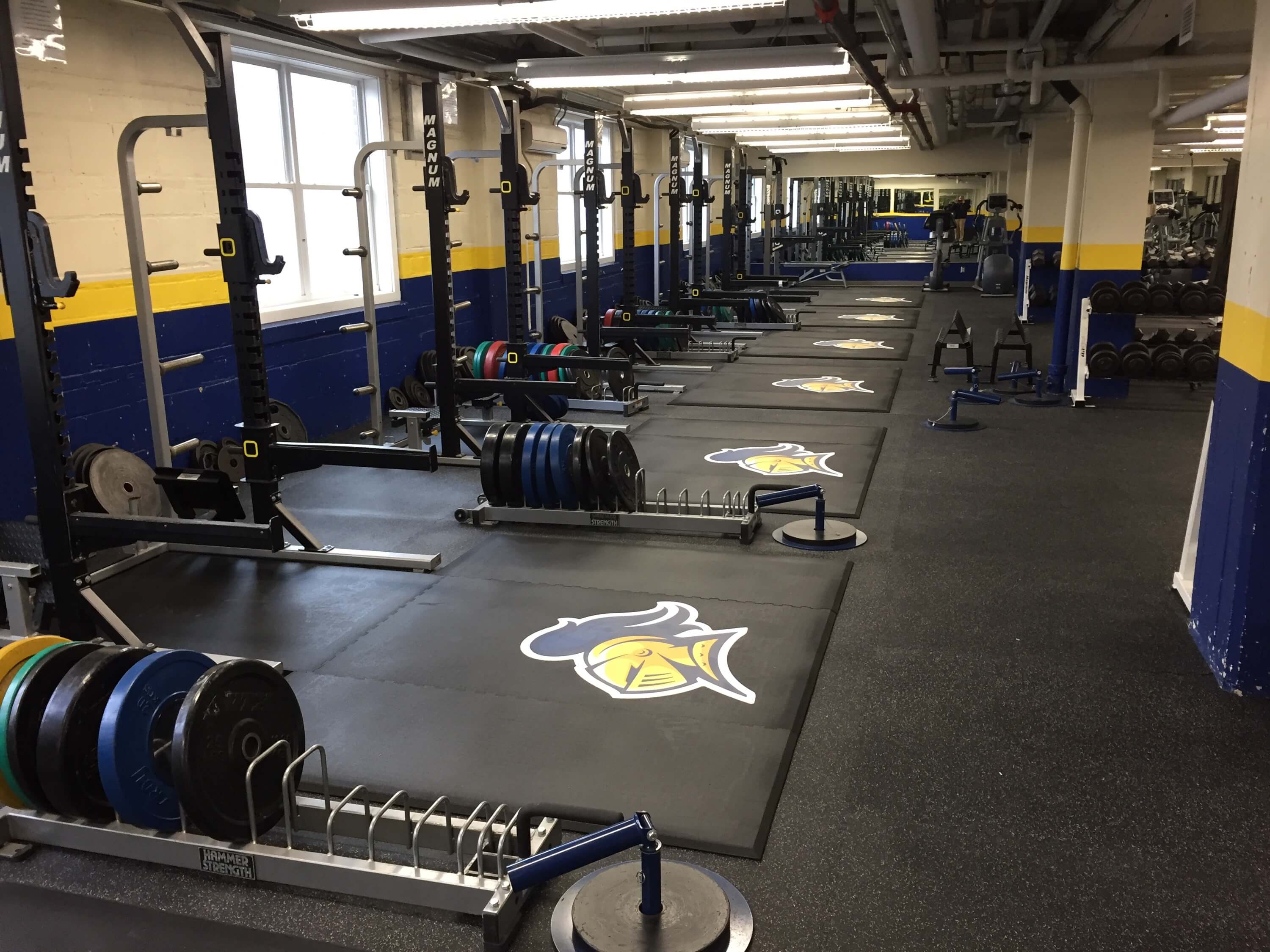 Weightlifting Platforms - Rubber Flooring and Logos - Custom ...
